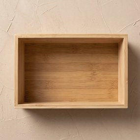 Bambusový organizér na stůl, 15 x 23 x 7 cm