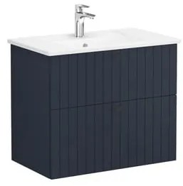 VitrA Root koupelnová skříňka s umyvadlem 80x67x46 cm modrá mat ROOTG80BINTS