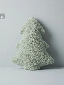 Sinsay - Vánoční polštář ve tvaru stromečku - zelená