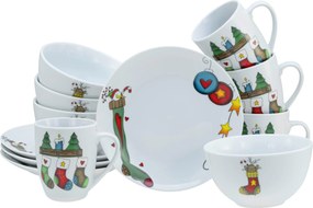 XXXLutz SNÍDAŇOVÁ SOUPRAVA Luna Socken 12dílné Creatable - Kávové servisy - 007768046901
