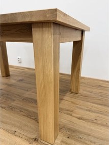 Massivo.cz Jídelní stůl Lanciano 140x90 cm, rozkládací, dub, masiv