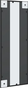 vidaXL Nástěnné zrcadlo černé 30 x 80 cm obdélník železo [358642]