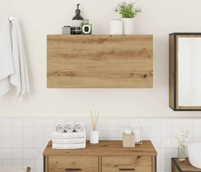 vidaXL Koupelnová nástěnná skříňka 80 x 25 x 40 cm kompozit [860093] Barva: dub sonoma