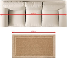 Koberec Sienna camel 80x150 cm