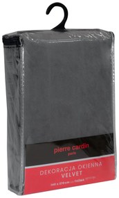 ZATEMŇOVACÍ ZÁVĚS NA PÁSCE PIERRE CARDIN SIBEL 140X270 CM ŠEDÁ