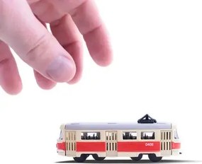 RAPPA Kovová česká retro tramvaj mini 8.5 cm / od 3 let