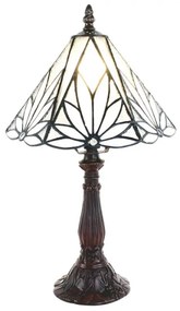 Nástěnná lampa Tiffany White, Brown 20*34 cm E14/max 1*25W – 20x34 cm