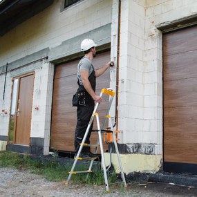 Hliníkové schůdky 4 stupně jednostranné DRABEST ALD4 MAX