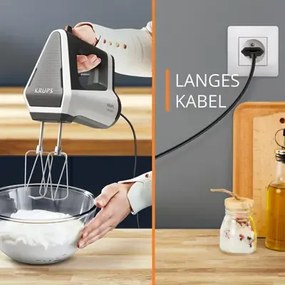Krups GN 6021 3 Mix 6000 bílá / Ruční mixér / 600 W