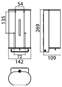 Emco System 2 - Senzorový dávkovač mýdla, chrom 352100103