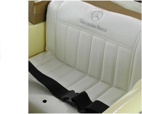 LEAN CARS Autíčko na baterii Mercedes 300S, béžové