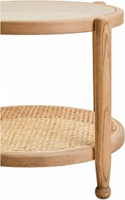 Kulatý odkládací stolek se skleněnou deskou ø 57 cm Cebu – Premier Housewares
