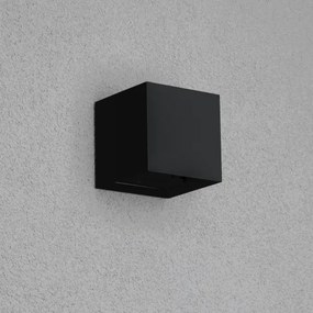 Brilagi - LED Venkovní nástěnné svítidlo CUBE LED/6W/230V černá IP54