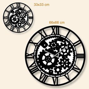 DUBLEZ | Industriální nástěnné hodiny - Technik