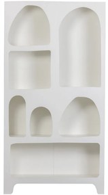 Hoorns Bílá lakovaná knihovna Cazemy 180 x 95 cm