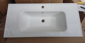 Lavedo Eliba II 100 koupelnová skříňka s umyvadlem Onyx, závěsná