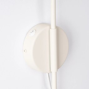 Sollux Lighting Nástěnné svítidlo NOX 1 béžové s vypínačem