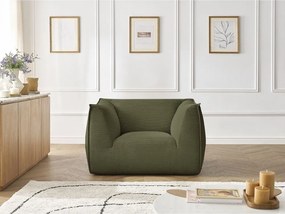 Zelené manšestrové křeslo Giorgia – Bobochic Paris