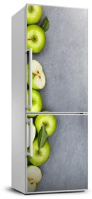 Wallmuralia Nálepka na ledničku fototapeta Zelené jablka 60x180 cm