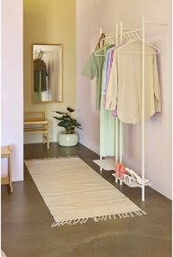 Světle šedý kovový nástěnný stojan na oblečení 52x180x27 cm Nobly – Hübsch