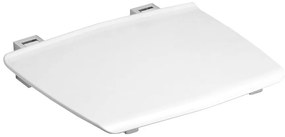 Gelco, Sklopné sedátko do sprchového koutu 32,5x32,5 cm, bílá, GS120W