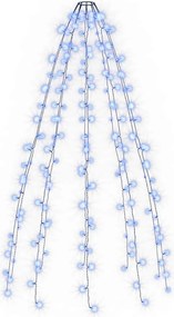 Světelná síť na vánoční stromek 180 modrých LED diod 180 cm 328874