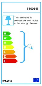 Závěsné svítidlo ve zlaté barvě White Label Lena, ø 48 cm