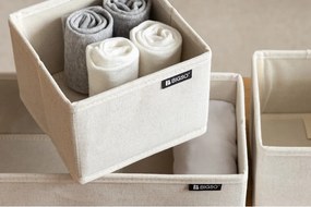 Látkové organizéry do šuplíku v sadě 3 ks Soft Storage – Bigso