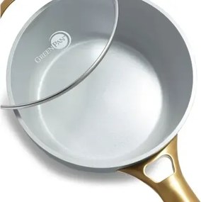 GreenPan Padova Reserve hrnec s uchem 18 cm modrá / keramika / 2 l