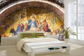 DIMEX | Samolepicí vliesová fototapeta na zeď Bazilika svatého Marka MA-5-0776 | 375 x 250 cm | vícebarevná, béžová, žlutá