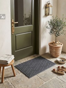 Sinsay - Vinylová rohožka s geometrickým vzorem - šedá