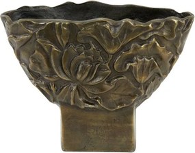 Bronzová antik kovová váza Palesa antique bronze L - 34*13*24 cm