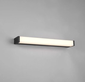 Matně černé LED nástěnné svítidlo (délka 42 cm) Fabio – Trio