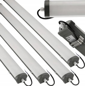 BERGE 4x LED stropní svítidlo 60W 6600lm 120cm 230v - neutrální bílá