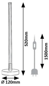 Rabalux 74165 - LED Stolní lampa NIVARO LED/8W/230V 3000K