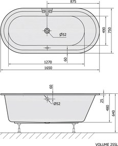 Polysan Astra O 165 x 75 cm 35611  vana