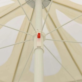 Plážový slunečník pískově žlutý 240 cm 314711