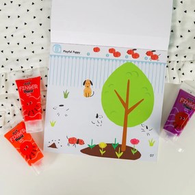 Tookyland Malování prstovými barvami Level 1 Svět 30 listů