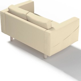 Potah na pohovku IKEA Norsborg 2-místná barva krémová látka lesklé, pletený vzor