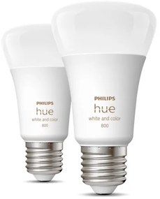 SADA 2x LED Stmívatelná žárovka Philips Hue WACA A60 E27/6,5W/230V 2000-6500K