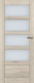 Interiérové dveře vasco doors BRAGA model 5 Průchozí rozměr: 70 x 197 cm, Orientace dveří: Levé dveře, Dekor: Ořech columbia