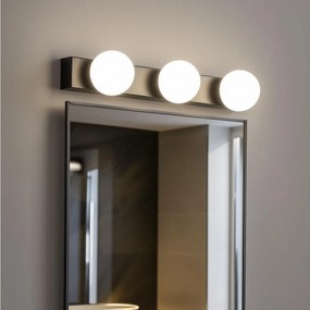 Brilagi - LED Koupelnové osvětlení zrcadla HOLLYWOOD 3xLED/3W/230V IP44 černá