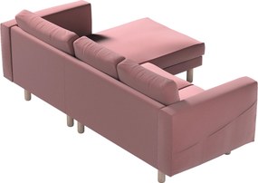 Potah na pohovku IKEA Norsborg 3-místná se šezlongem barva fialová látka sametová