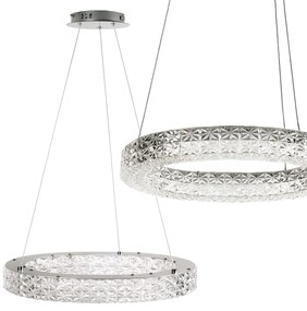 Toolight Toolight, LED stropní svítidlo 50cm, 36W, 4000K, MS005-CP, chromová, OSW-09615