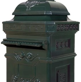 Poštovní schránka antik - zelená