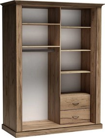 Casarredo - Komfort nábytek Ložnice GOLETA dub kraft zlatý (skříň, komoda, postel 160, noční stolek, zrcadlo)