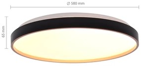 Brilagi -LED Stmívat. stropní svítidlo CALA LED/60W/230V 3000-6500K pr. 58 cm+DO