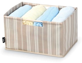 Úložný box Domopak Stripes, délka 38 cm