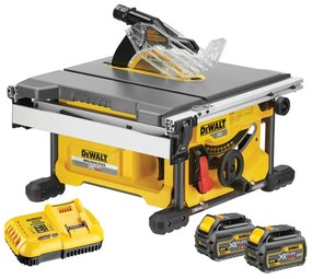 DeWALT - 54V AKU stolní okružní pila 210 mm, 2x aku 6,0 Ah FLEXVOLT, nabíječka DCS7485T2