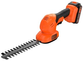 BLACK+DECKER - 18V AKU nůžky na trávu a keře, 1x aku 2,0 Ah Li-Ion, nabíječka BCSS18D1-QW